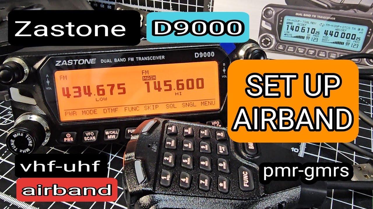 ZASTONE D9000 - AIRBAND / 27 MHz & MORE TIPS - YouTube