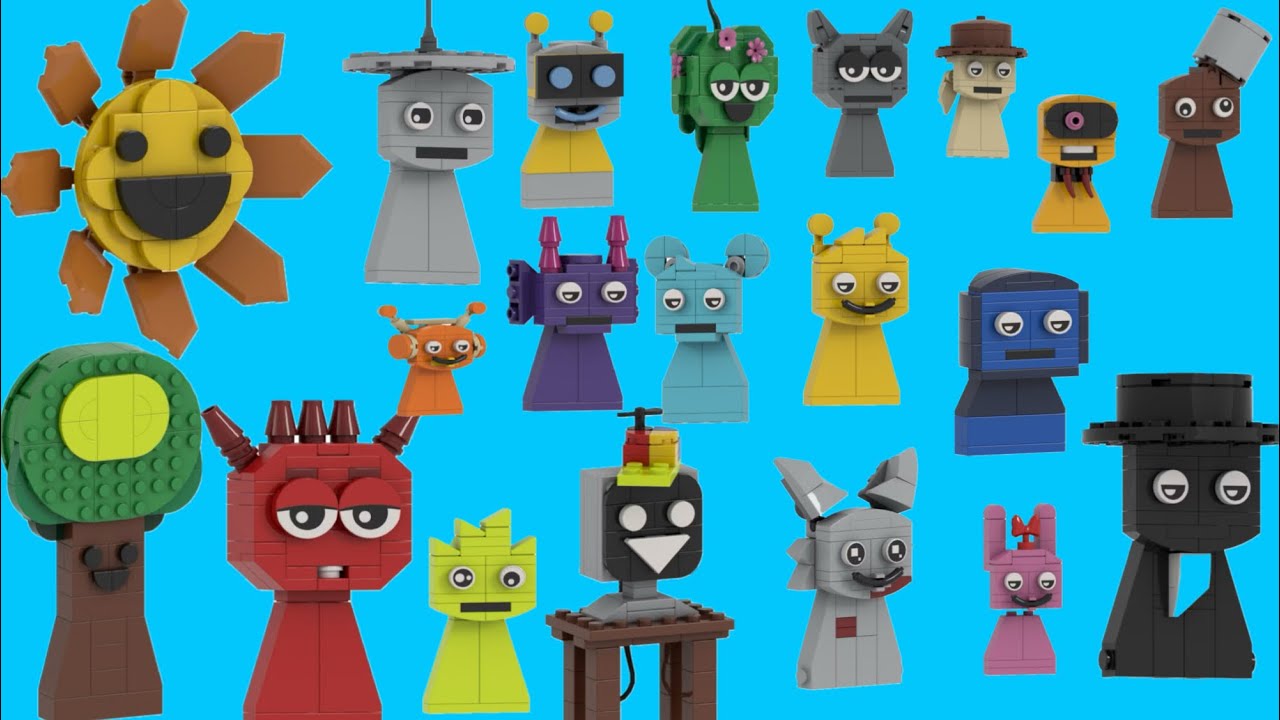 Making Sprunki Lego making Sprunki 20 rhythm box set Unofficial Lego ...