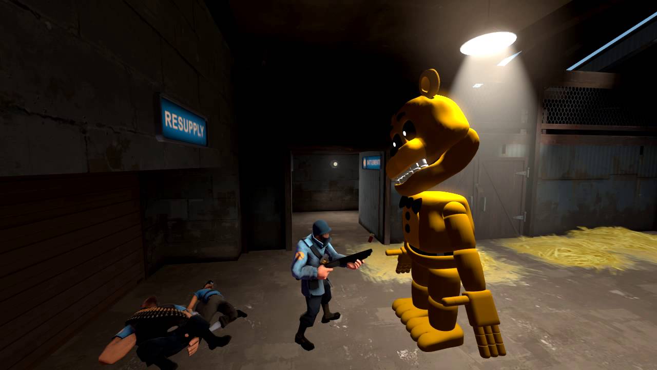 [FNAF TF2 SFM] tf2 fnaf world battle - YouTube