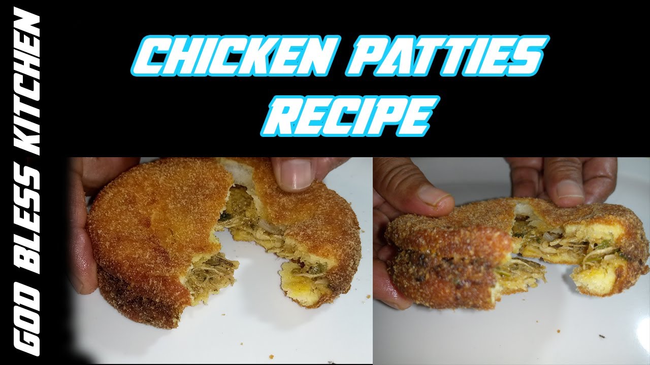Homemade Chicken Patties Recipe | Bread Chicken Patties | God Bless ...