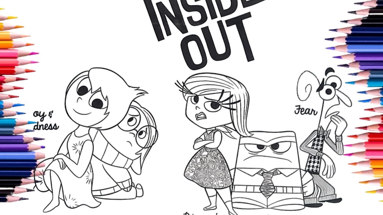 INSIDE OUT 2 Coloring Pages / How To Color All Characters / NCS Music ...