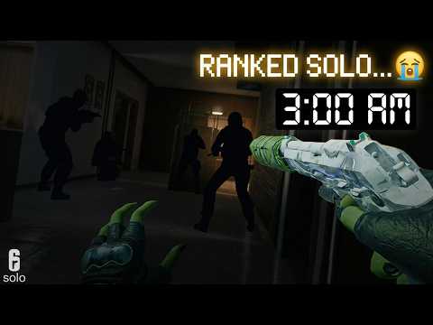 Solo Queuing at 3AM Hits Different - Rainbow Six Siege