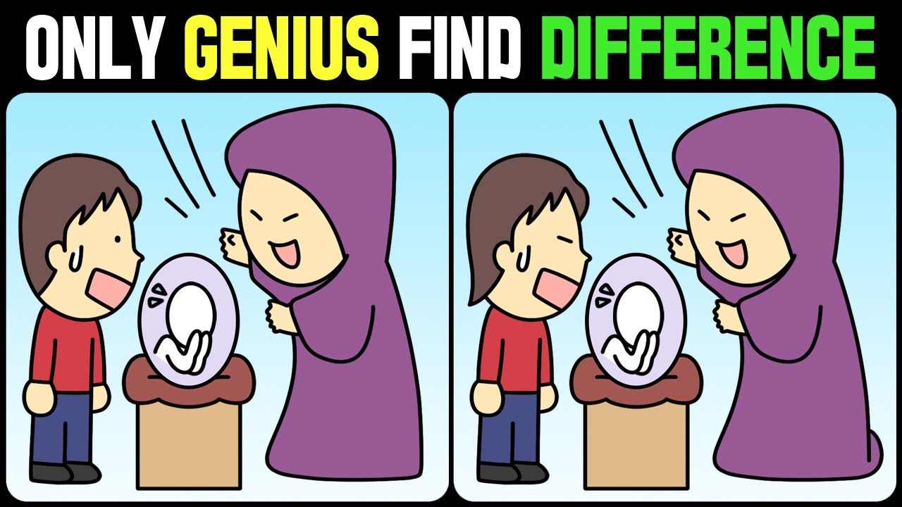 Spot The Difference : Only Genius Find Differences [ Find The ...