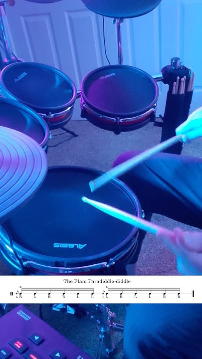 Flam Paradiddle-Diddle #drums #rudiments #flam - YouTube