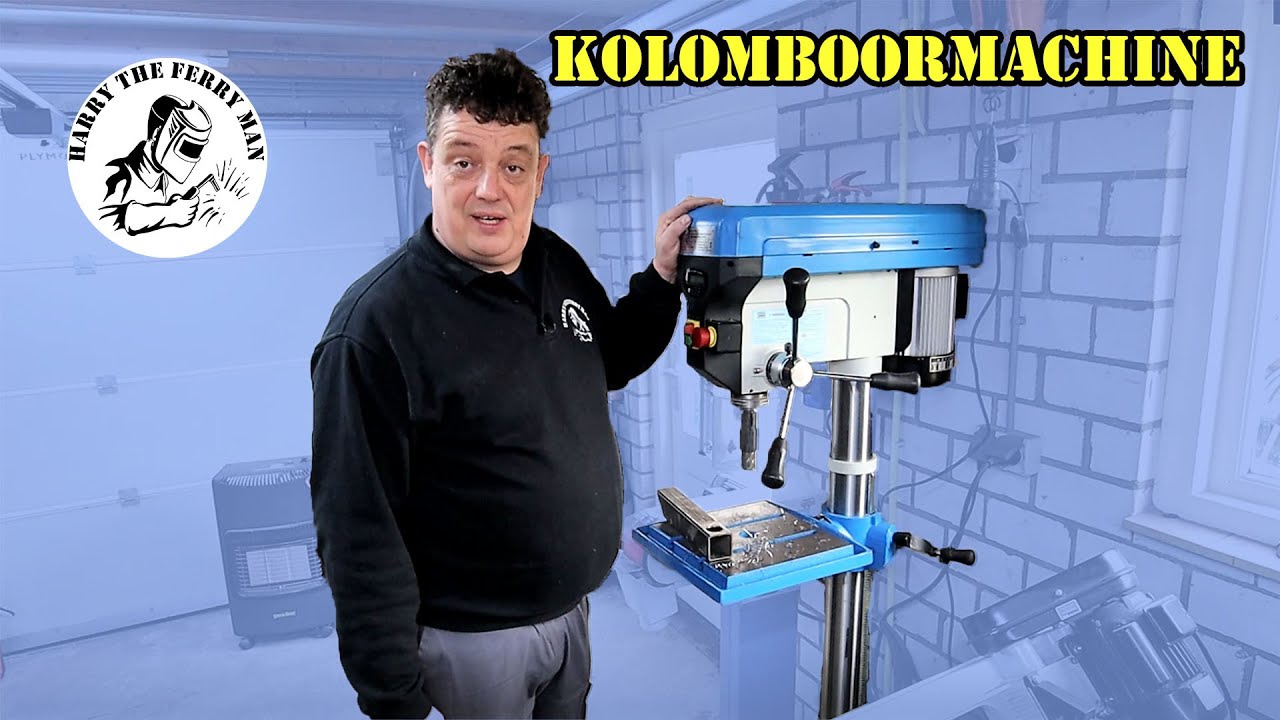 Een HBM Kolomboormachine in mijn werkplaats. - YouTube