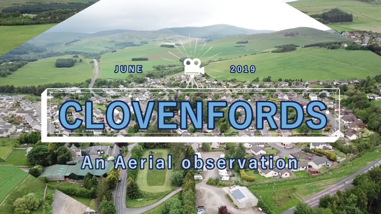 Clovenfords June 2019. An Aerial Observation - YouTube