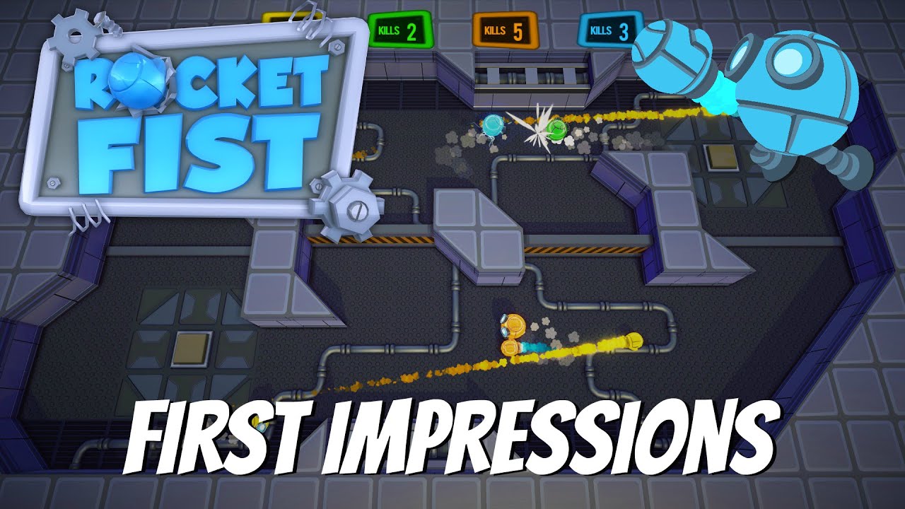 Rocket Fist- First Impression- It's Dodgeball With Rocket Propelled ...