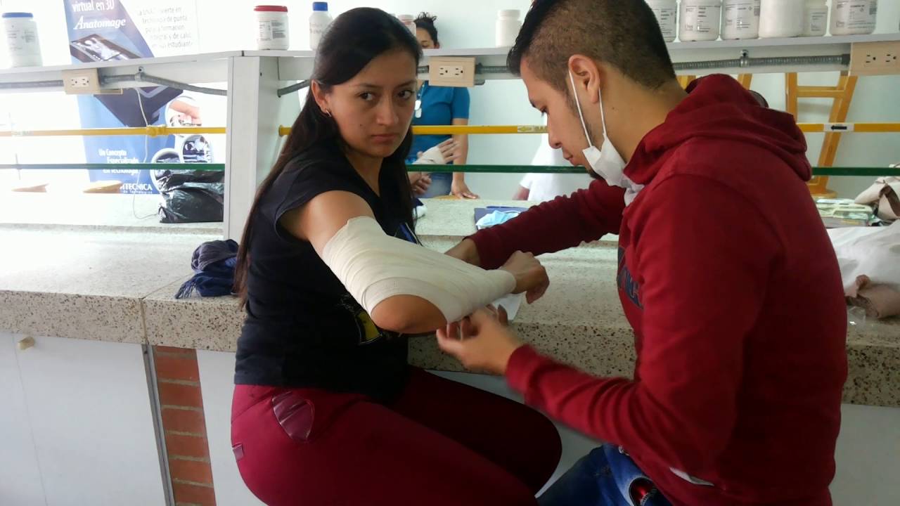 Vendaje en codo - YouTube