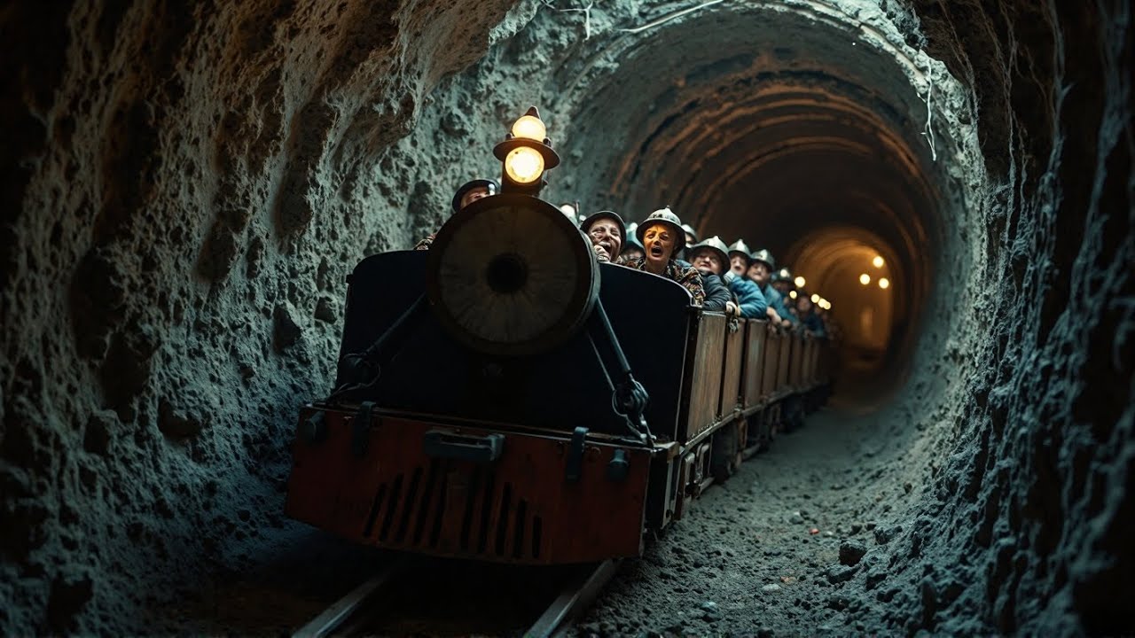Adventure express review Kings island arrow mine train coaster - YouTube