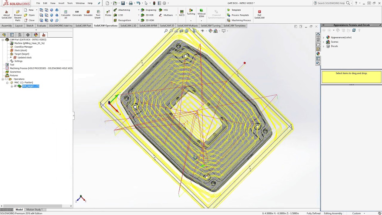 SolidCAM University - Intro 10 - 3D Milling Toolpath - YouTube