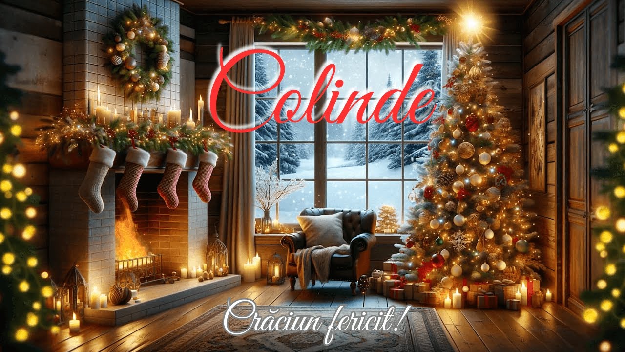 COLAJ COLINDE DE CRACIUN 🎄 ️ MIX DE COLINDE 1 ORA - Colinde Romanesti ...