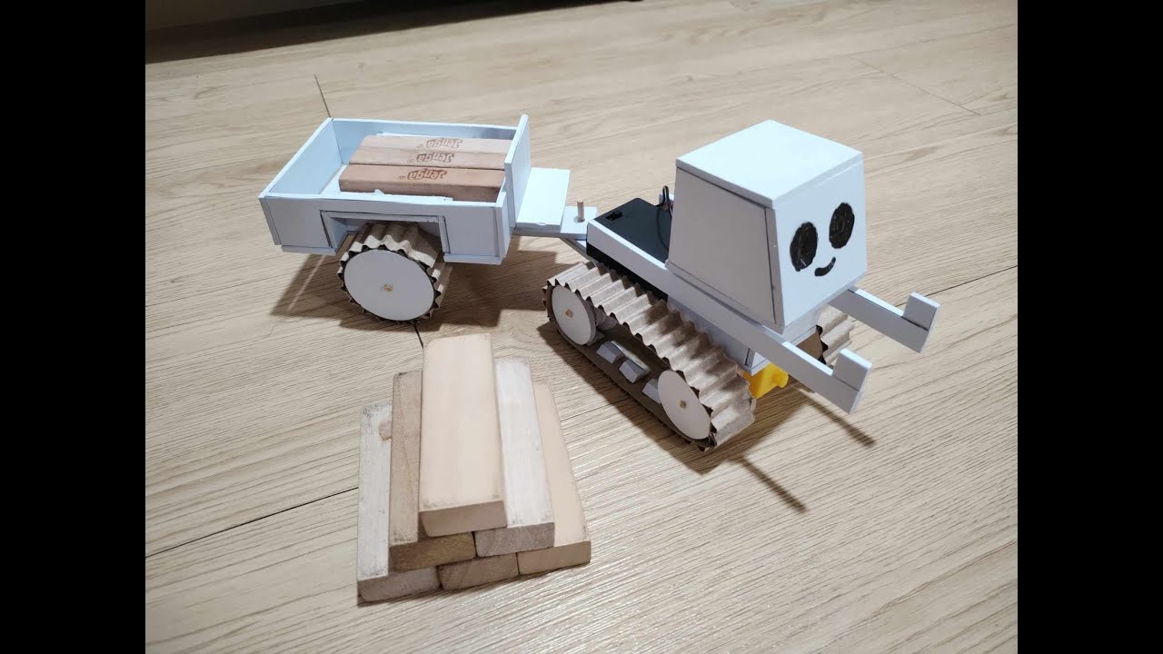 DIY Cardboard Robot Cart: Fun Project for All Ages - YouTube