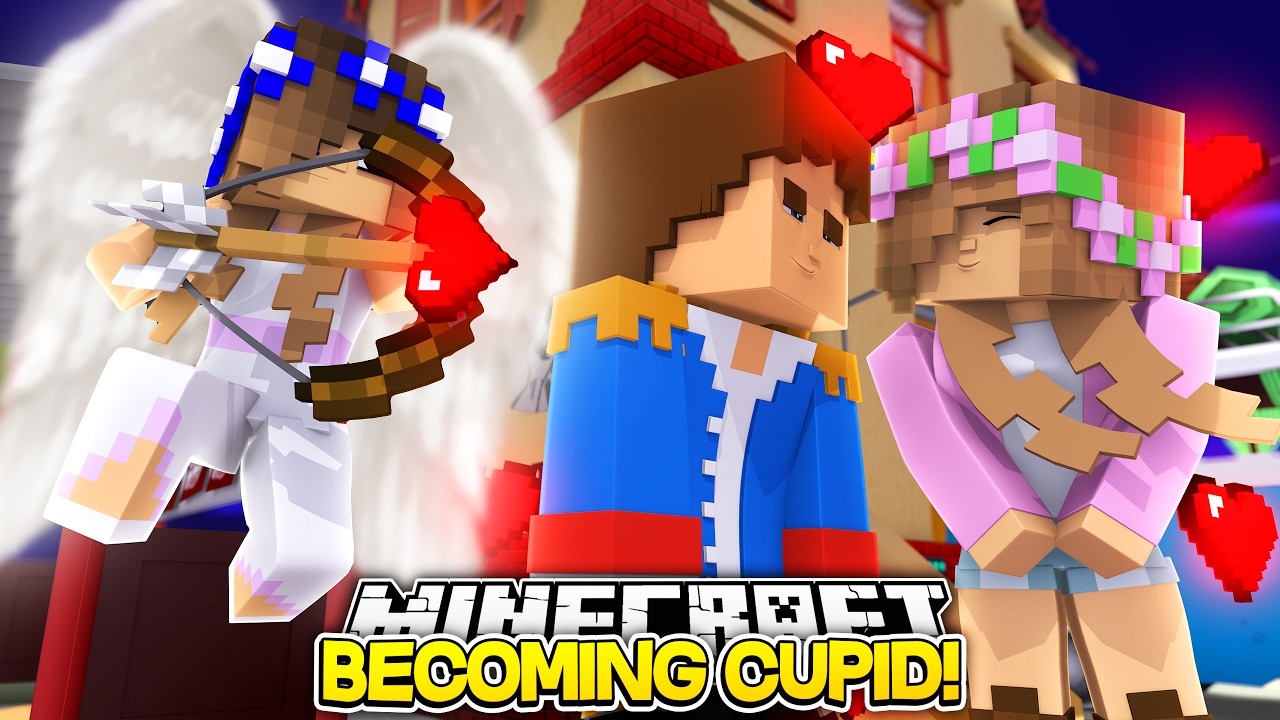 LITTLE CARLY BECOMES CUPID AND MAKES HER FAMILY FALL IN LOVE (Minecraft ...