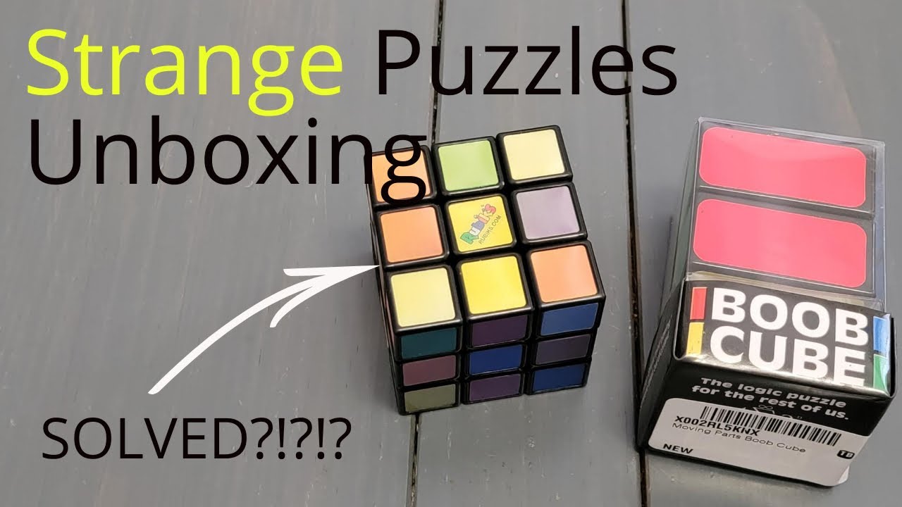 Unique puzzle unboxing! Rubik's Impossible / The Boob Cube - YouTube