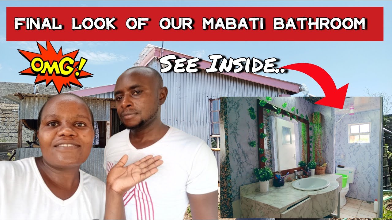 Unbelievable😲🔥 THE FINAL LOOK OF OUR MABATI BATHROOM/TOILET || Mabati ...