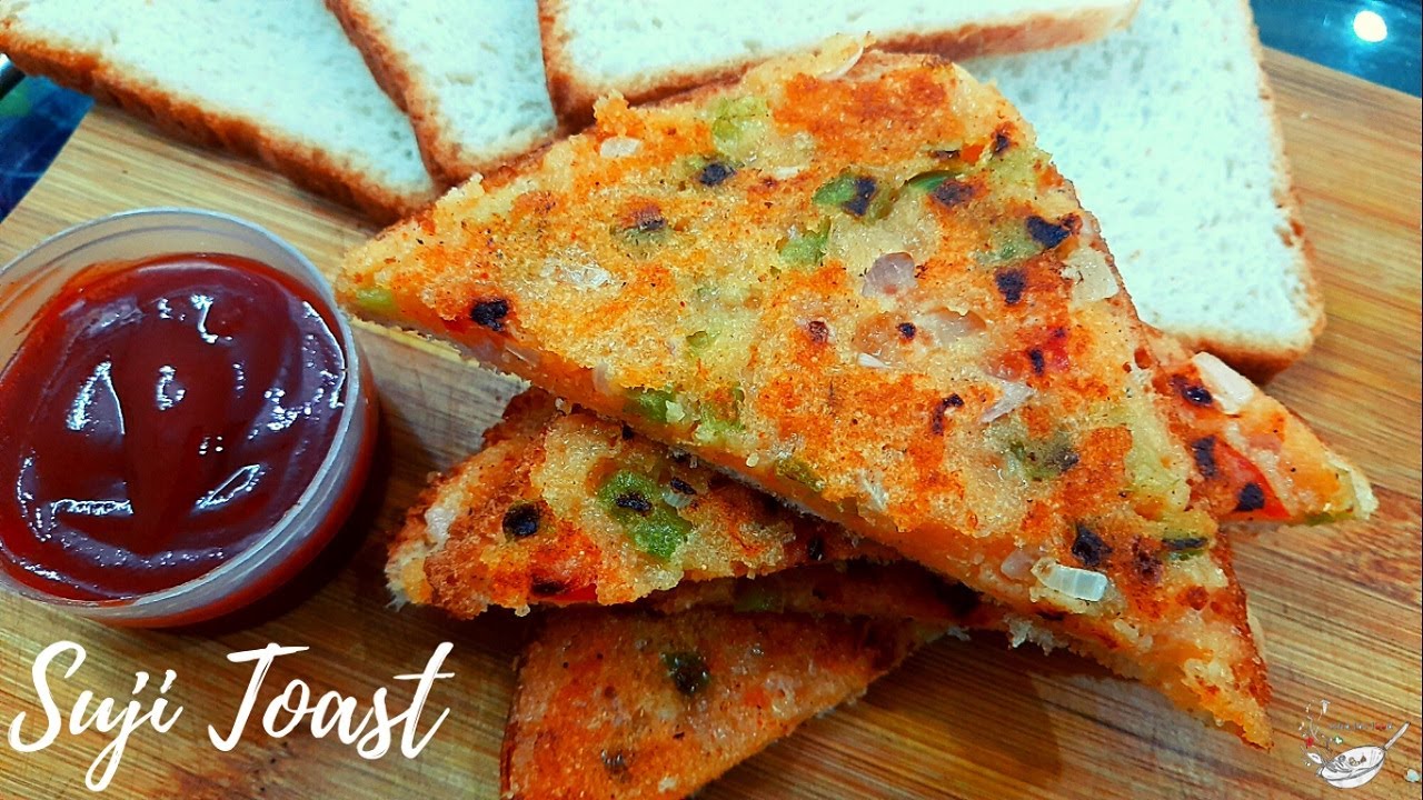 Suji Toast Recipe by Ishq For Food || शानदार सुजी टोस्ट की रेसिपी ...