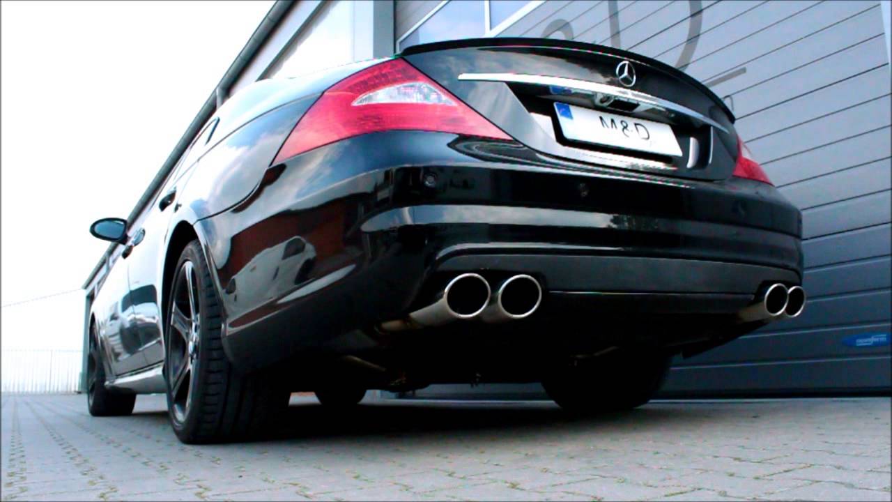 CLS 350 w219 Auspuff / exhaust - Variante / version: sportlich ...