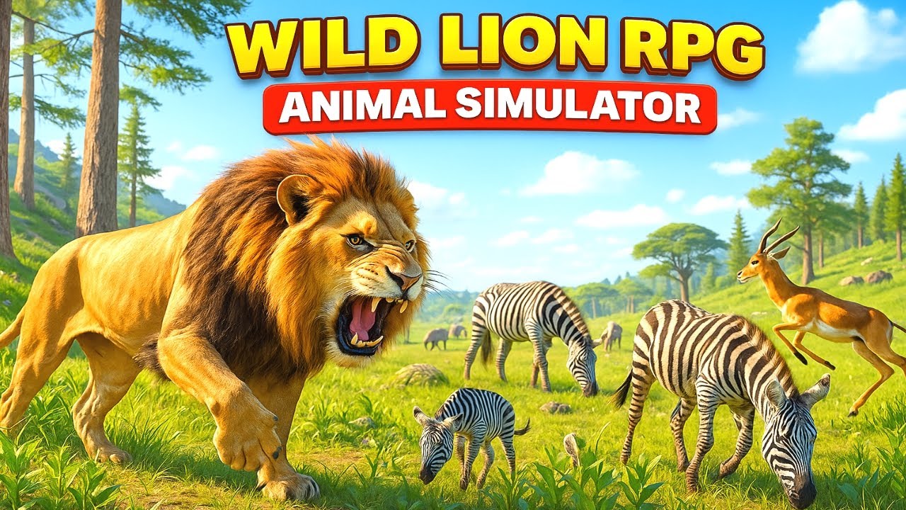Wild Lion RPG Animal Simulator | Savage Lion RPG: Master of the ...