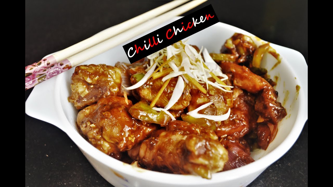 Chilli Chicken || Dry Chilli Chicken || Wok Tossed Chicken Chilly ...
