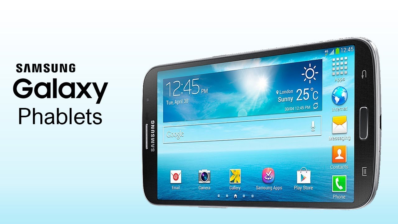 Samsungs Phablets throughout the years - YouTube