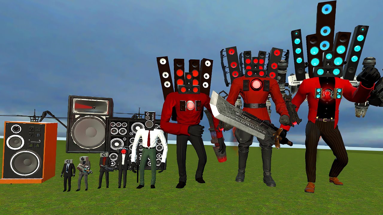 EVOLUTION OF SPEAKERMAN ALL SIZE VS ALL BOSSES GMAN! - YouTube