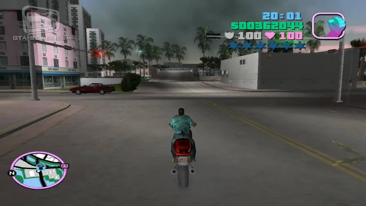 GTA Vice City - Walkthrough - Unique Stunt Jumps #22 - Vice Point - YouTube