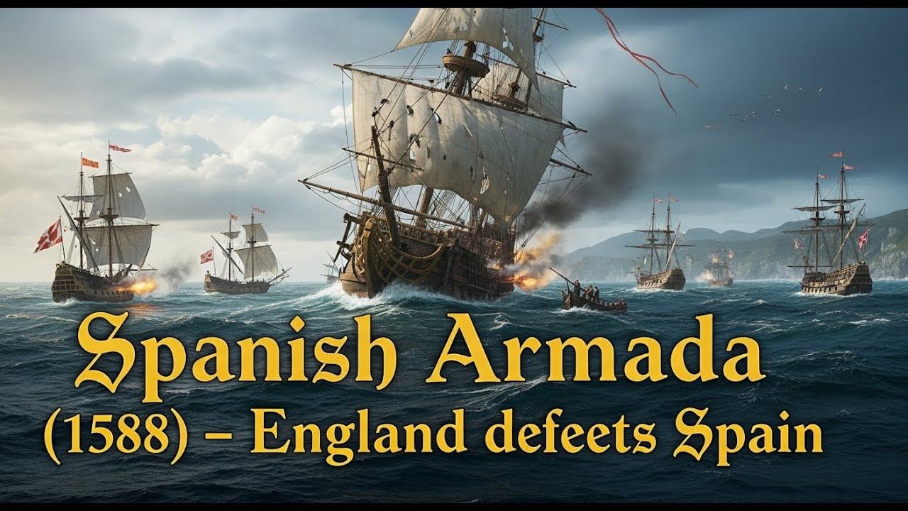 Spanish Armada (1588) – England defeats Spain #SpanishArmada # ...