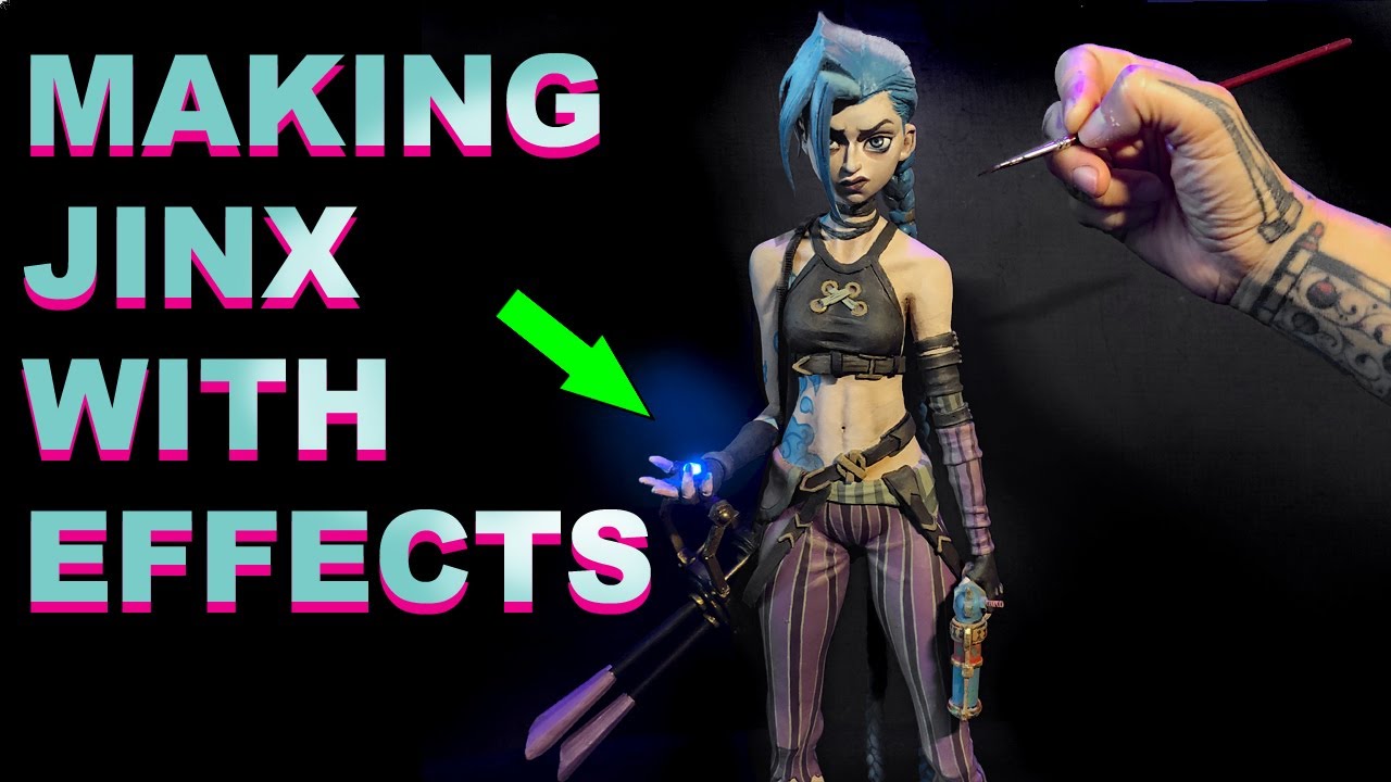 Sculpting Jinx / Arcane: League of Legends - YouTube