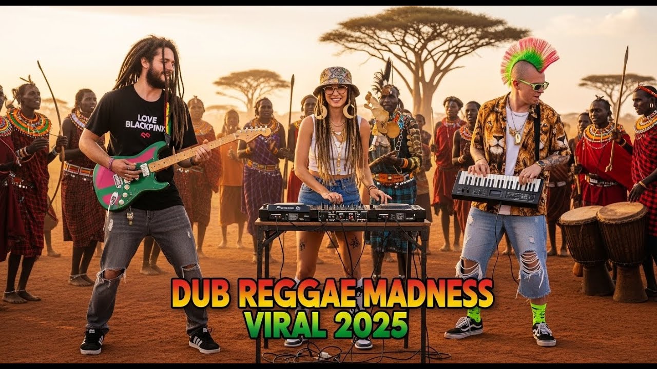 Top Reggae Dub Music 🌝 Dub Reggae Savanna Animal Video Clip 🦁🌻 - YouTube