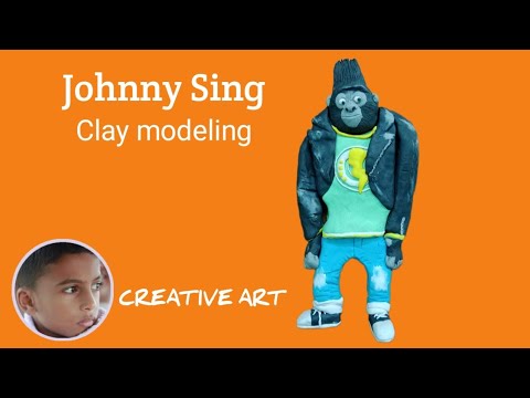 easy clay modeling / easy clay art / Johnny Sing clay modeling by Abhay ...
