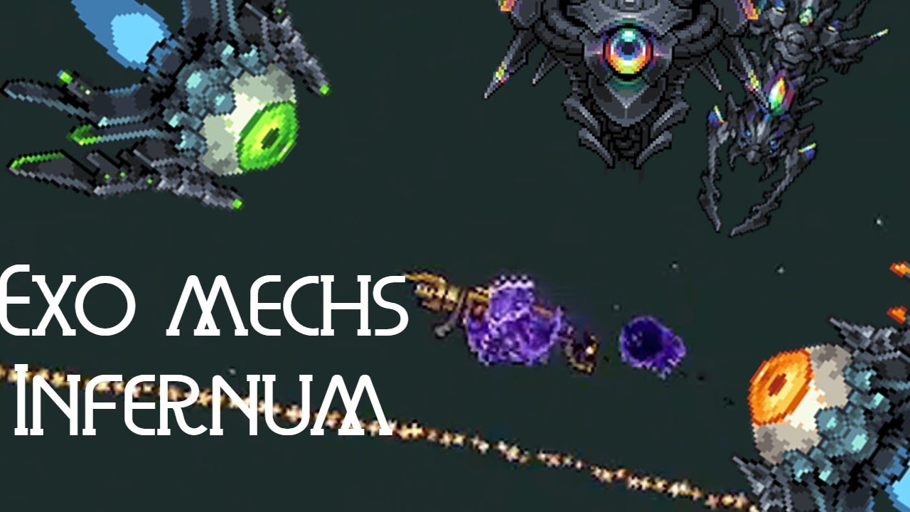 Terraria Calamity - Exo Mechs Infernum W/ TS5MI - YouTube