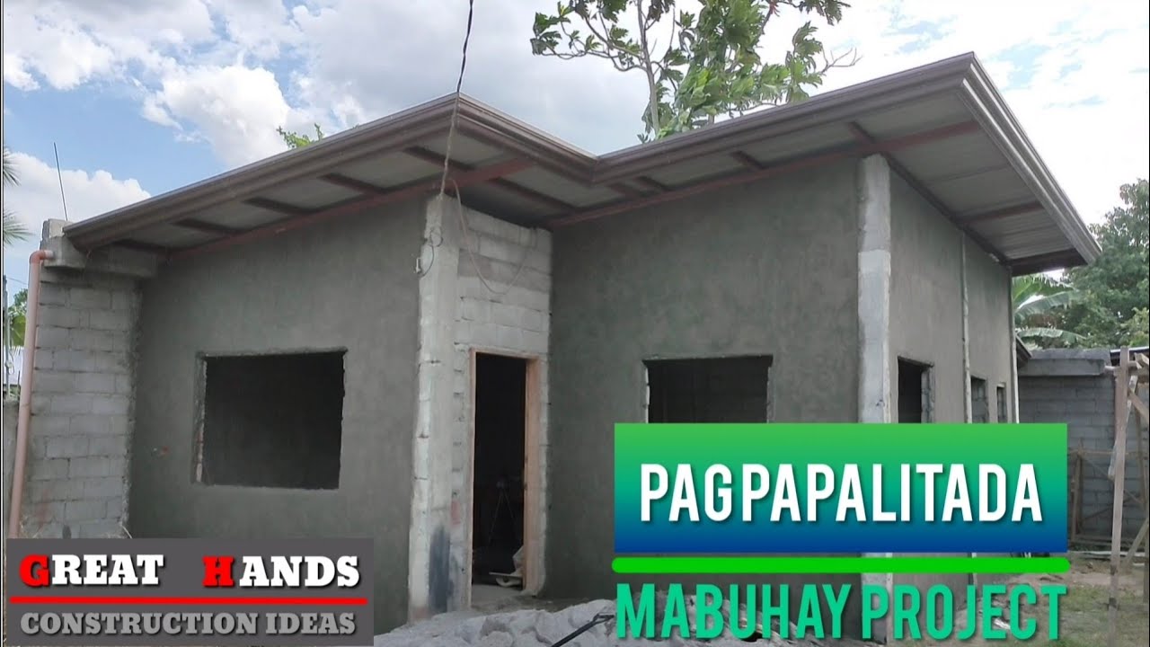 Pagpapalitada | Part 1 | Mabuhay project - YouTube