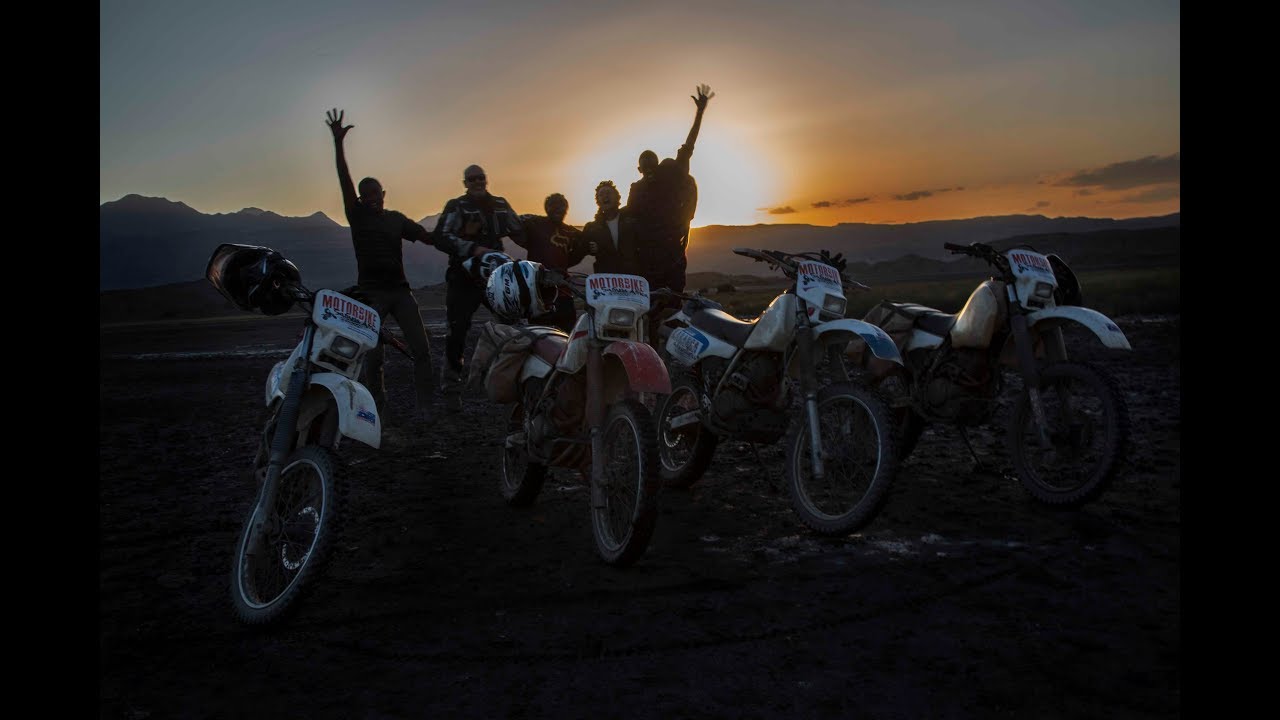 Motorbike Safari in Wild Africa - YouTube