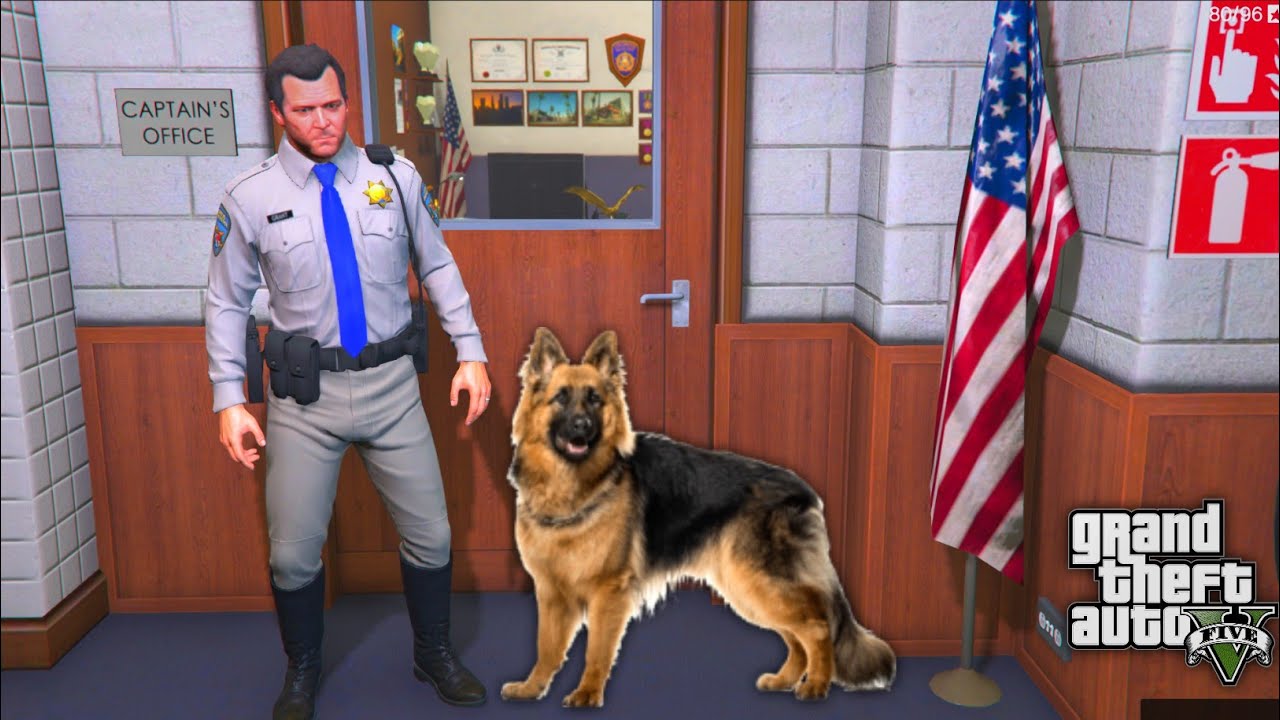 Gta 5 : Micheal Become (POLICE OFFICER) And Got (TRAINED GERMAN ...