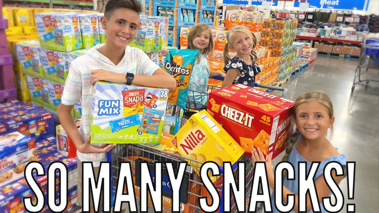 Shopping At SAMS CLUB For AFTER SCHOOL SNACKS School Lunches