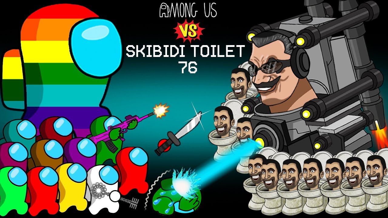 AMONG US VS SKIBIDI TOILET 76 ANIMATION | AMONG US ZOMBIES - YouTube