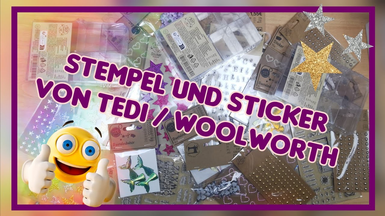 Tedi Kreativhaul: Stempel & Sticker 🥰 - YouTube