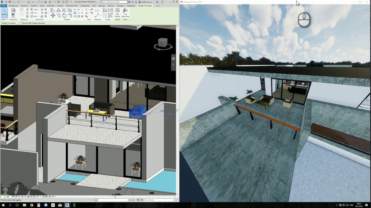 Revit & Enscape: Ontwerpen en real-time visualiseren - YouTube
