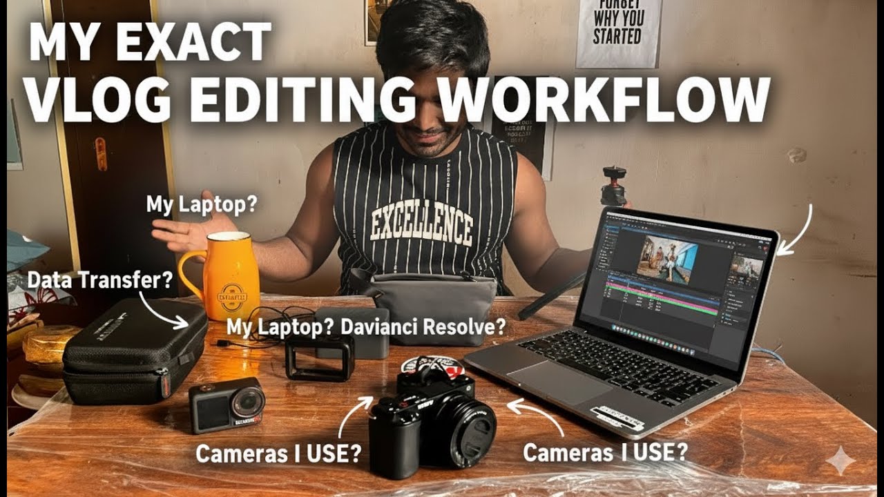 Vlogger Setup: My Camera, Laptop & The App I Use To Edit! - YouTube