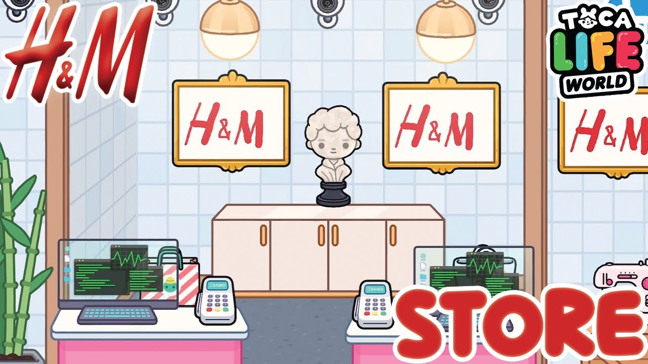 Another H&M CLOTHES STORE on Toca Life World! LOJA DE ROUPA H&M no Toca ...