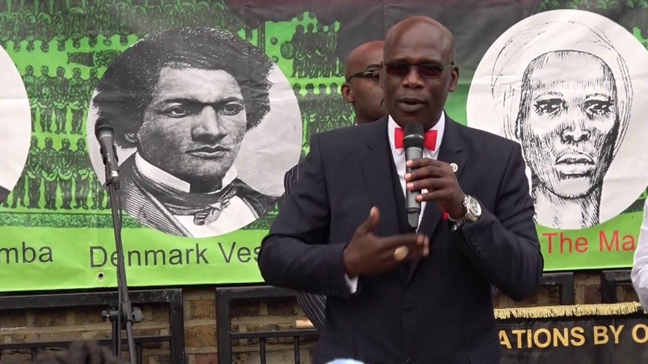 Leo Muhammad | Speaking at the African Reparations march - YouTube