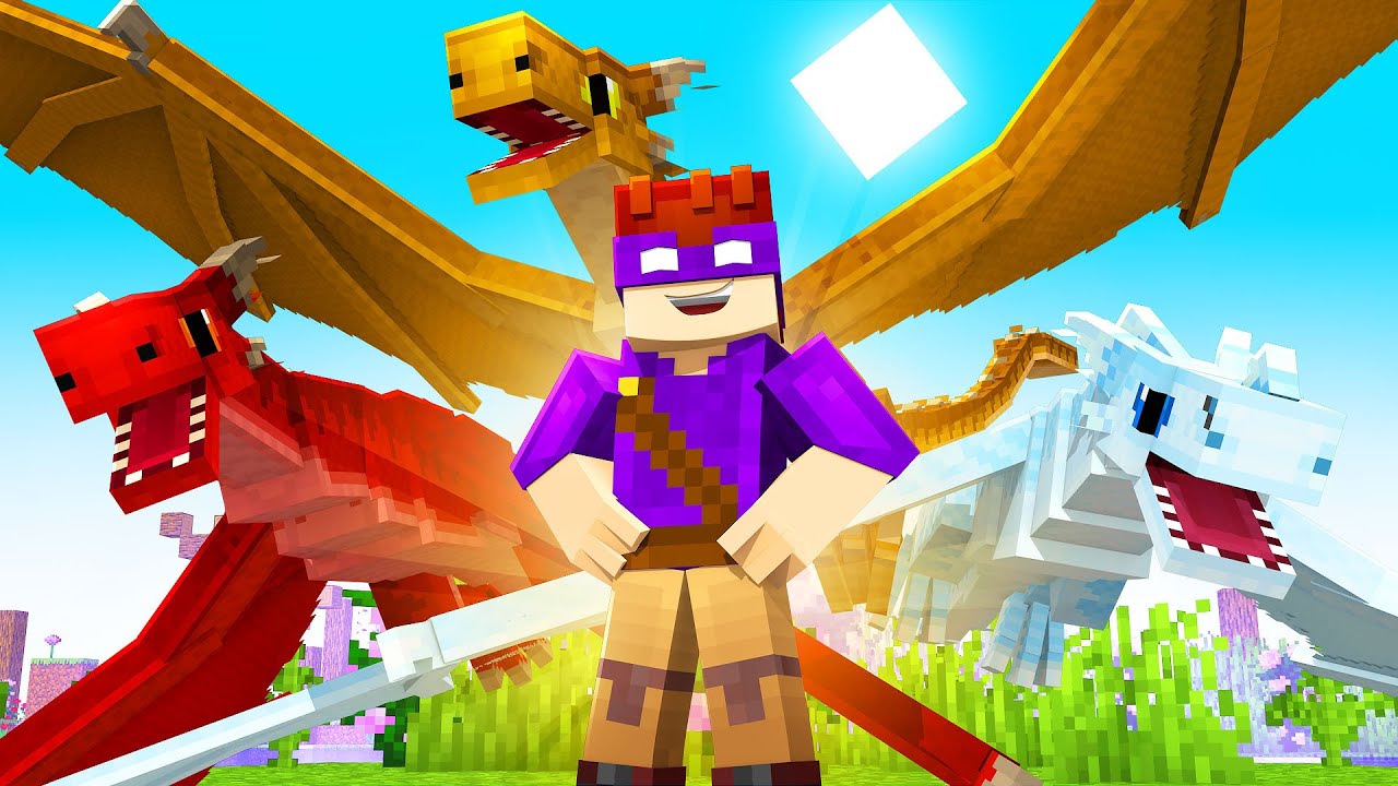 NOVA SÉRIE DE DRAGÕES no MINECRAFT!! - YouTube