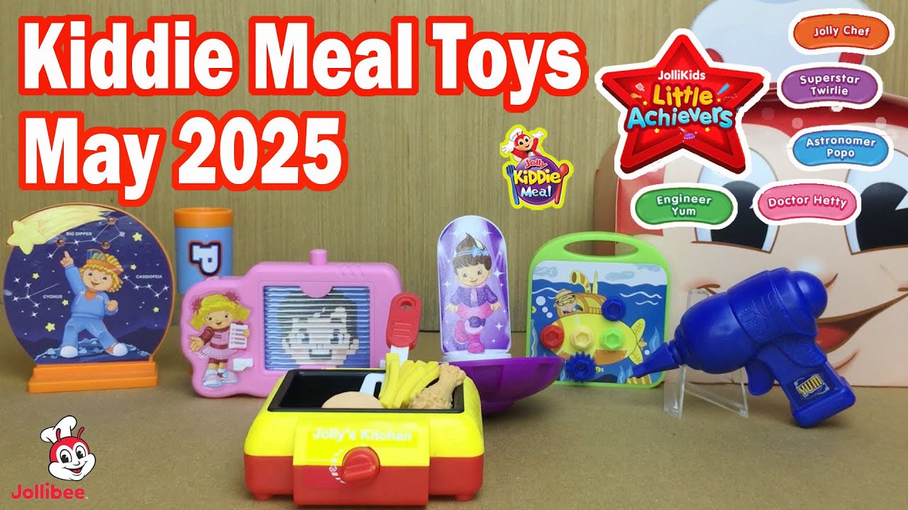 Jollibee May 2025 Kiddie Meal JolliKids Little Achievers Unboxing - YouTube
