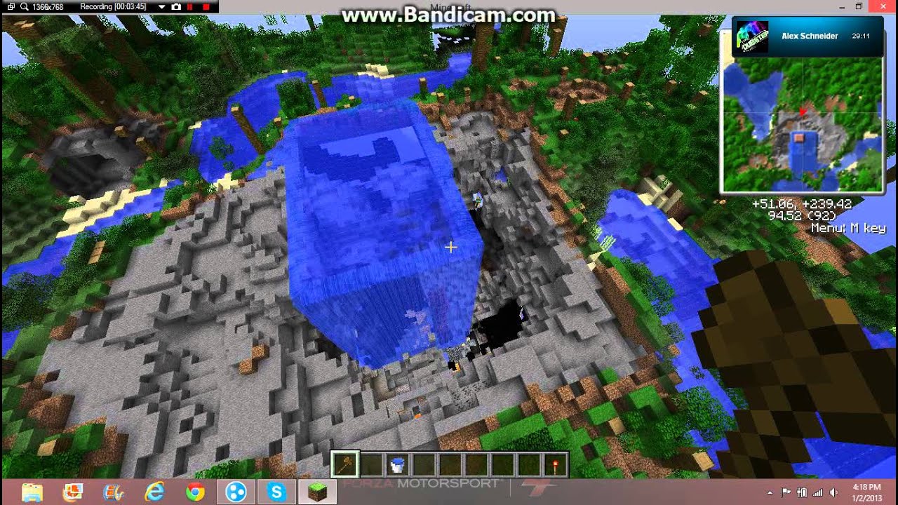 Lets Play Minecraft Screen capture test. (Episode 1) - YouTube