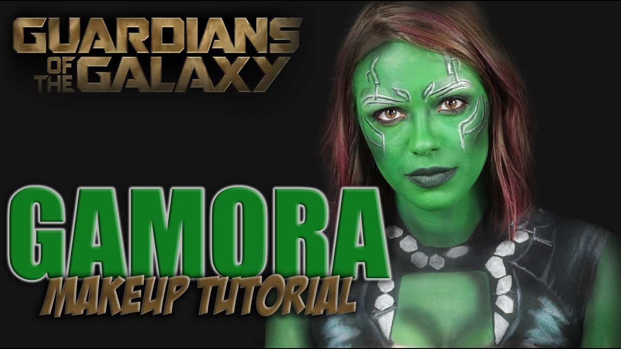 Guardians of the Galaxy Gamora Makeup Tutorial - YouTube