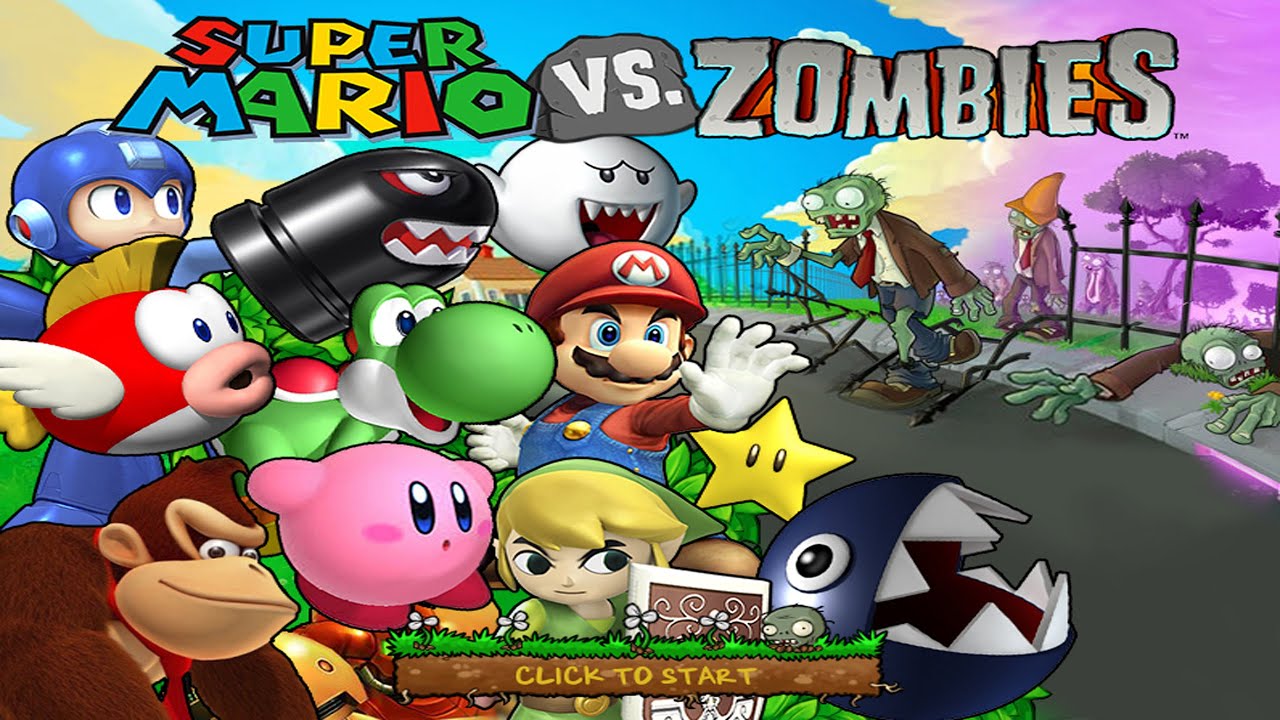 PvZ Mod Mario VS Zombies (Nintendo vs Zombies 2023) - YouTube