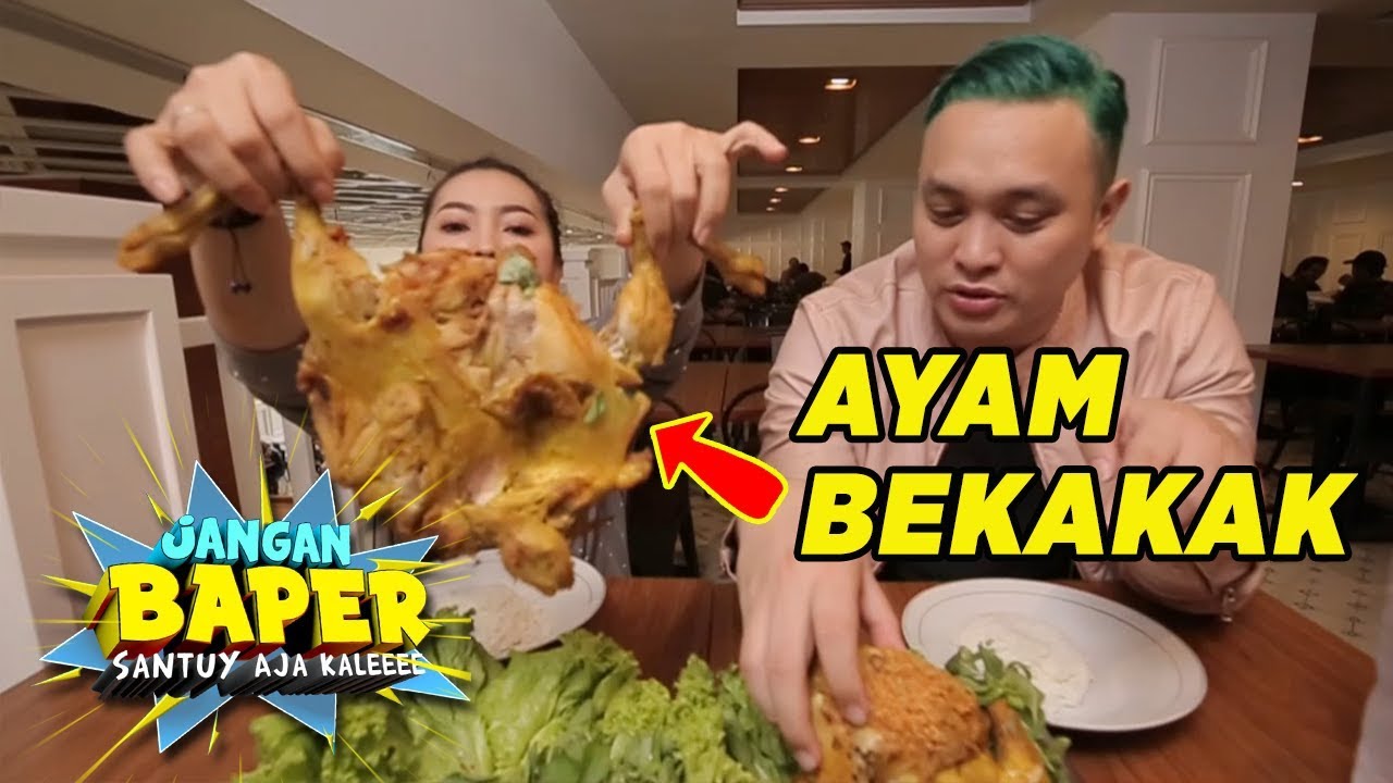 GILANG DIRGA & MPOK ALPA MAKAN AYAM BEKAKAK TERENAK! - Jangan Baper (1/ ...
