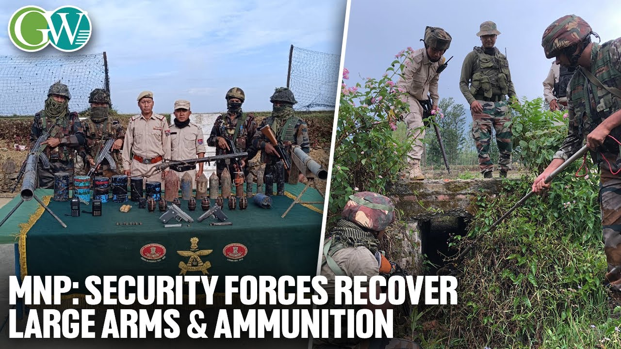 MNP: COUNTRY MADE ROCKETS, MORTAR, AMMUNITION FOUND IN CCPUR DIST - YouTube