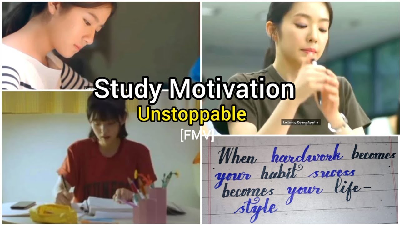 Study motivation 📚 from kdrama || Song unstoppable by Sia ...