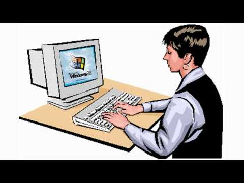 Windows Startup and Shutdown Man Computer Part 1 - YouTube
